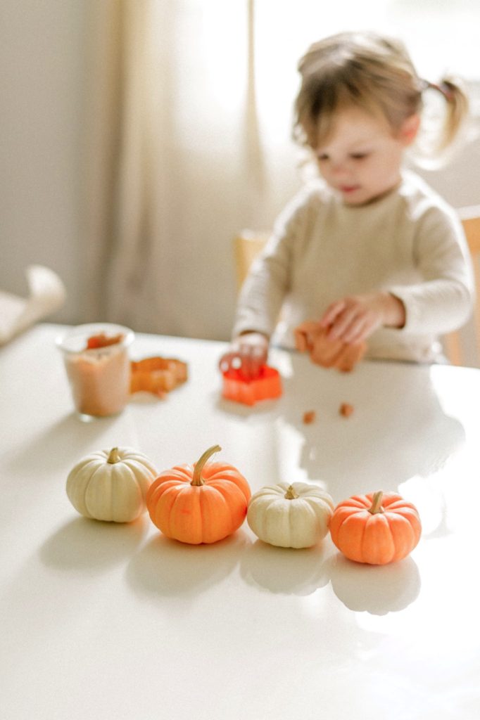 Pumpkin Spice Playdough Recipe - The Mama Notes