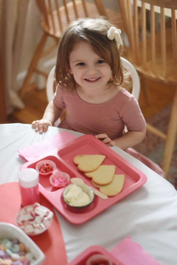 Toddler Valentine's Day Cookie Decorating Party - The Mama Notes