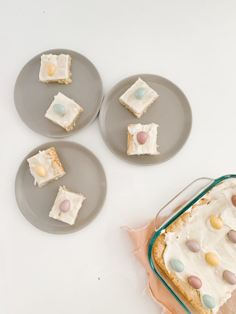 Easter Cake Cookie Bars - The Mama Notes