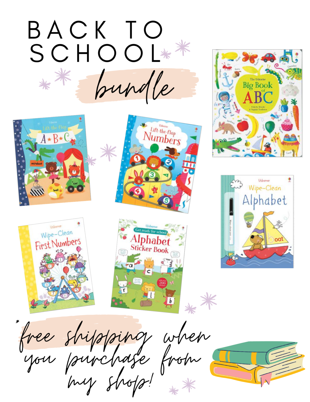 Alphabet & Number Book Bundle - The Mama Notes